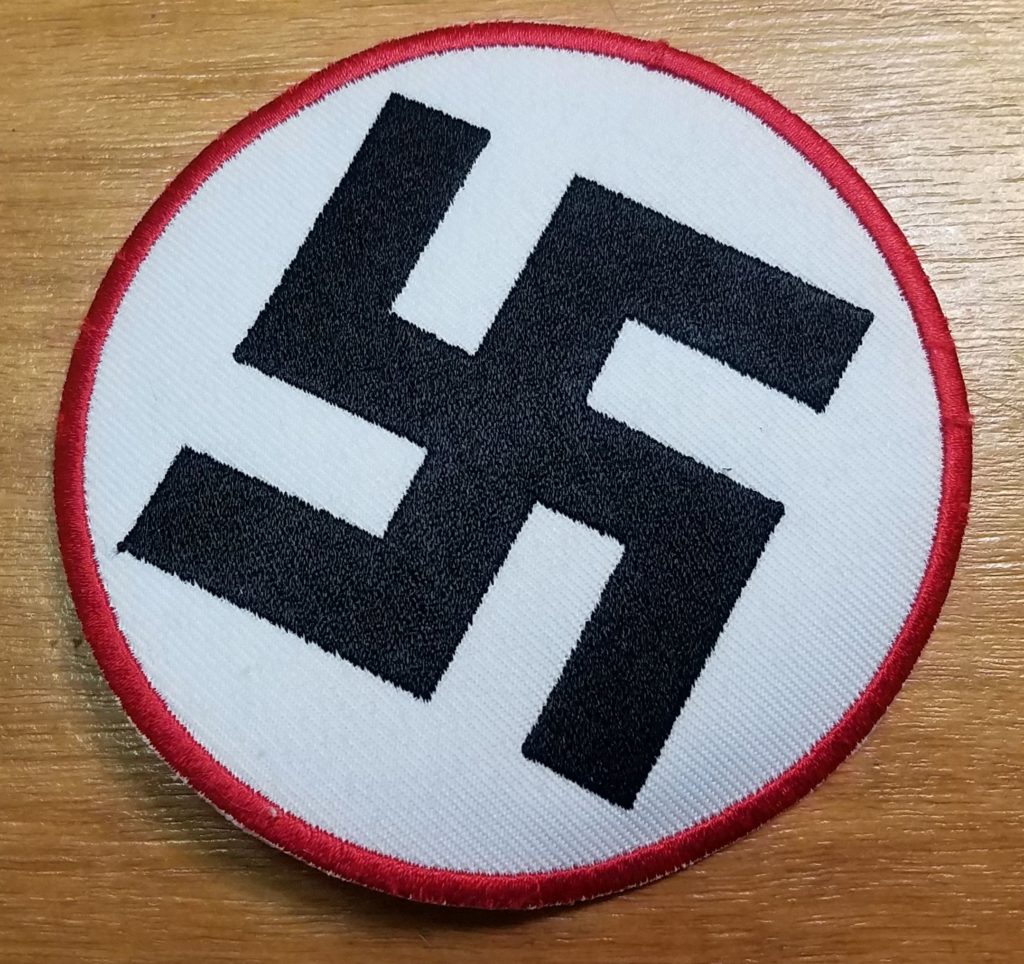 Swastika Patch 4 inch 10cm German WW2 Hakenkreuz Nazi Party NSDAP ...