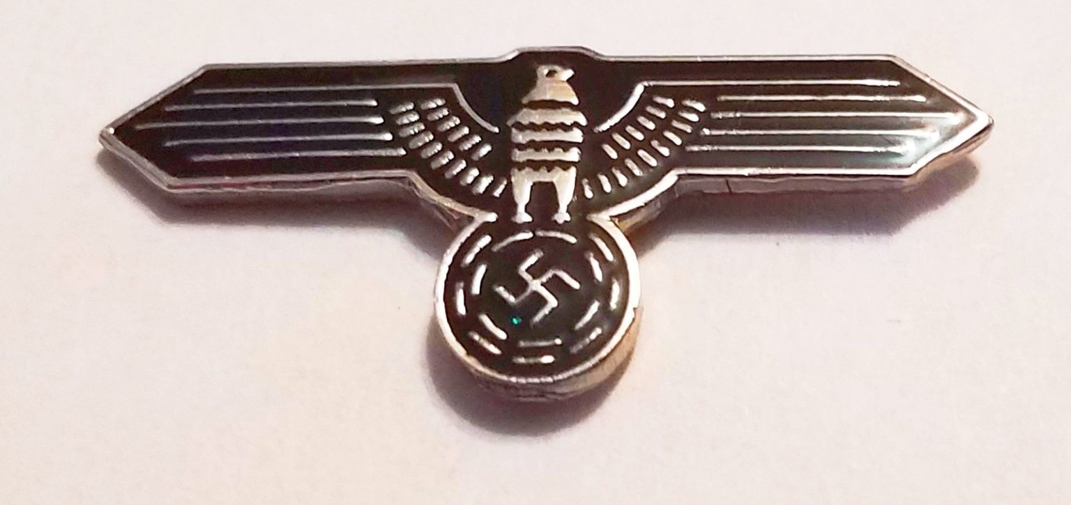 SS Eagle Pin Reichsadler Hoheitsadler Hakenkreuz German WW2 Nazi ...
