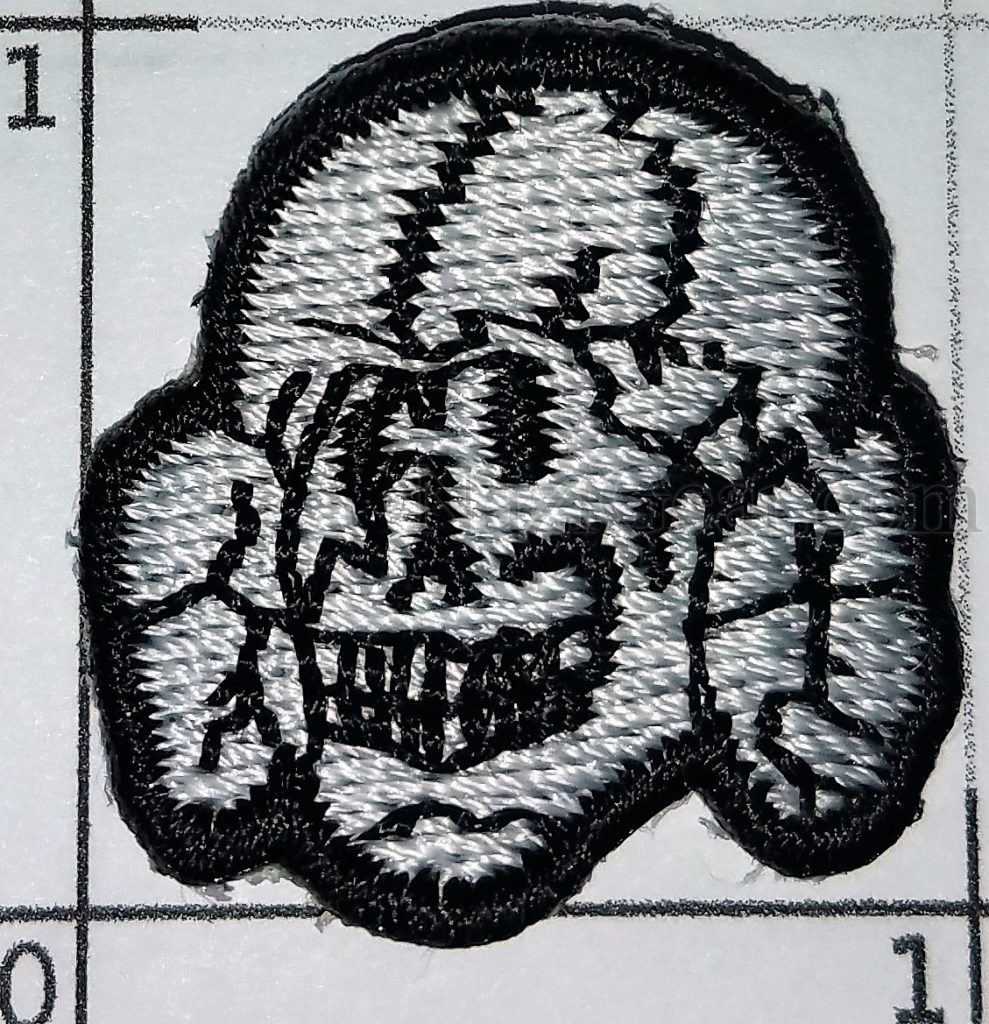 Totenkopf Skull SS Deathshead Badge Mini Patch 1 inch WW2 Nazi Germany ...