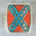 CONFEDERATE REBEL FLAG RING – VolkSStorm.com