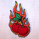 TWIN CHERRIES FLAMES PATCH – VolkSStorm.com