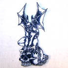 GARGOYLE ON SKULL PATCH – VolkSStorm.com