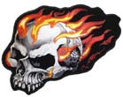 FLAMING SKULL HEAD PATCH – VolkSStorm.com