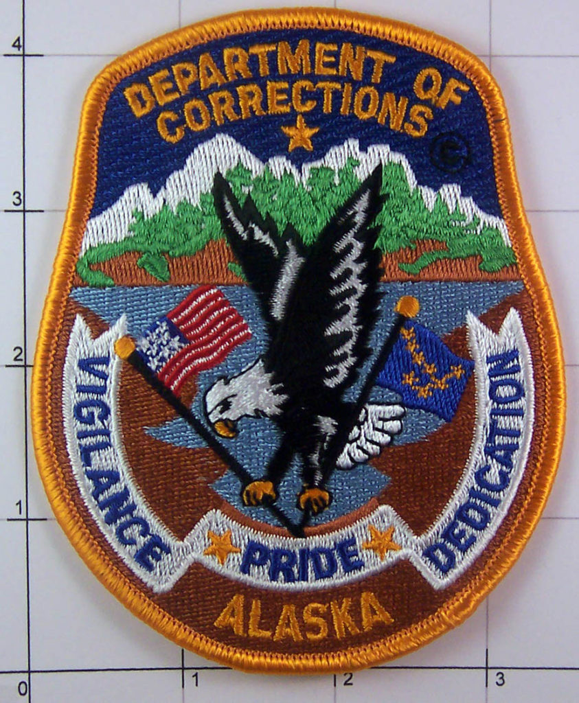 Alaska Department Of Corrections Vigilance Pride Dedication Eagle Flag ...