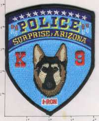 AZ Surprise Police I Ron 4″x5″ – VolkSStorm.com