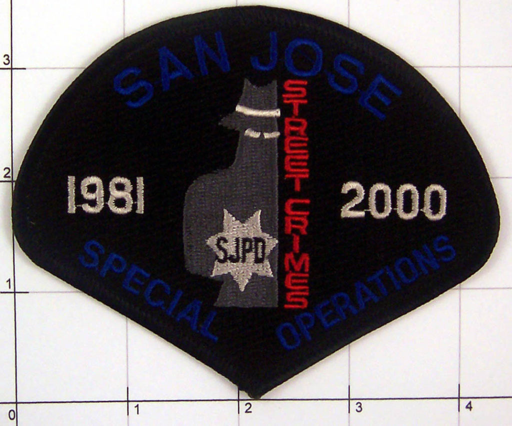 California San Jose Police Special Operations Street Crime Law ...