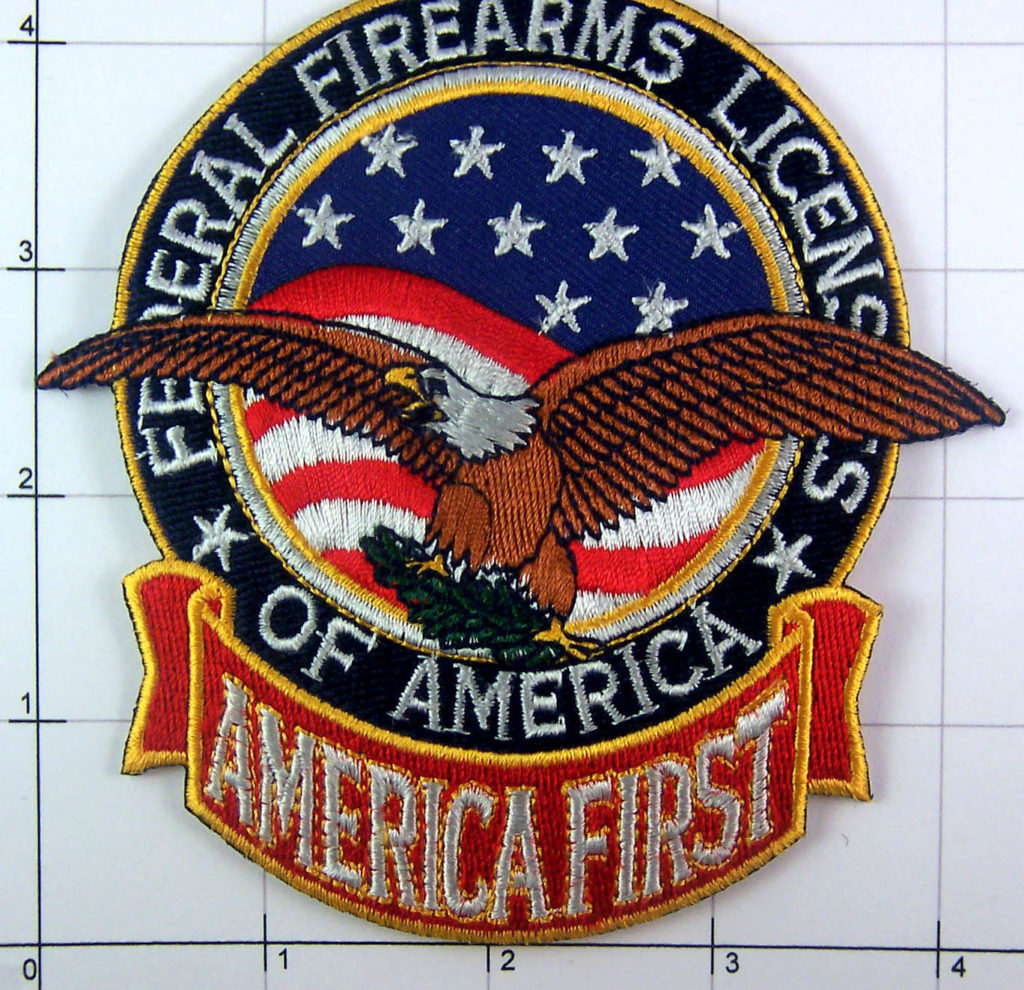 Federal Firearms Licenses Of America First Eagle Flag Patch – VolkSStorm.com