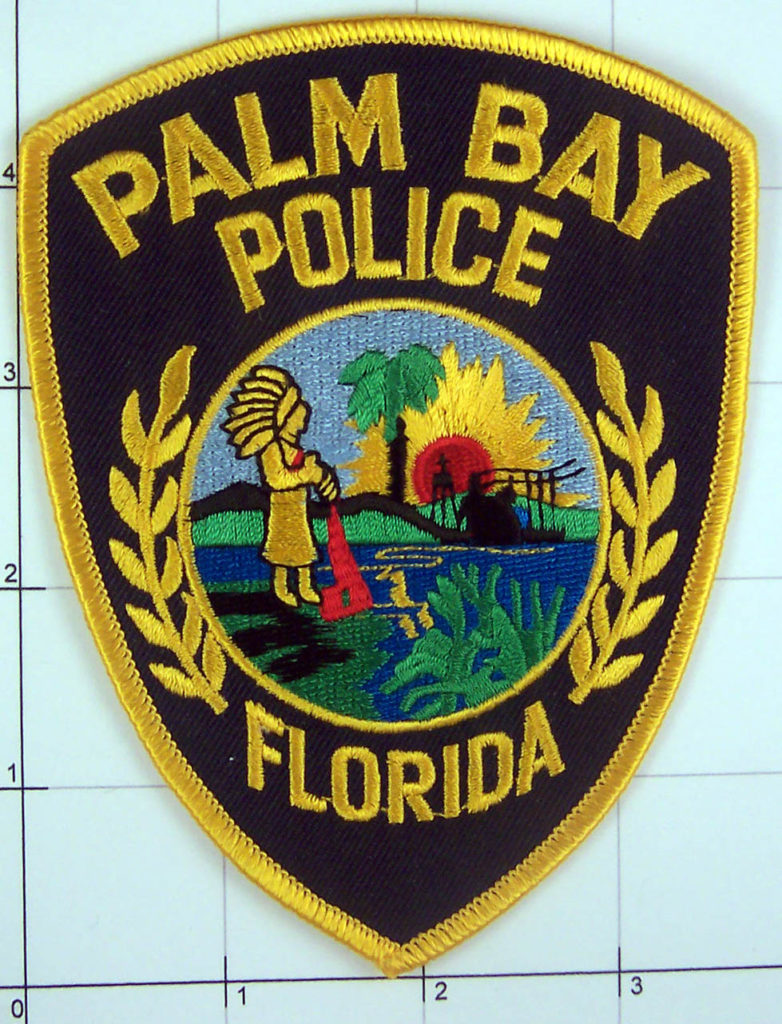 Florida Palm Bay Police Palm Tree Beach Law Enforcement Patch ...
