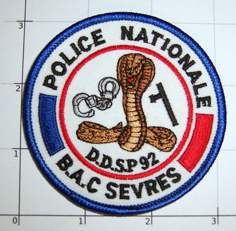 France BAC Police Nationale DDSP 92 Sevres Patch – VolkSStorm.com