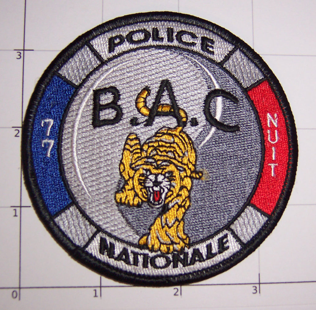 France Police BAC 77 Nuit Patch Tiger Brigade Anti-Criminalite ...