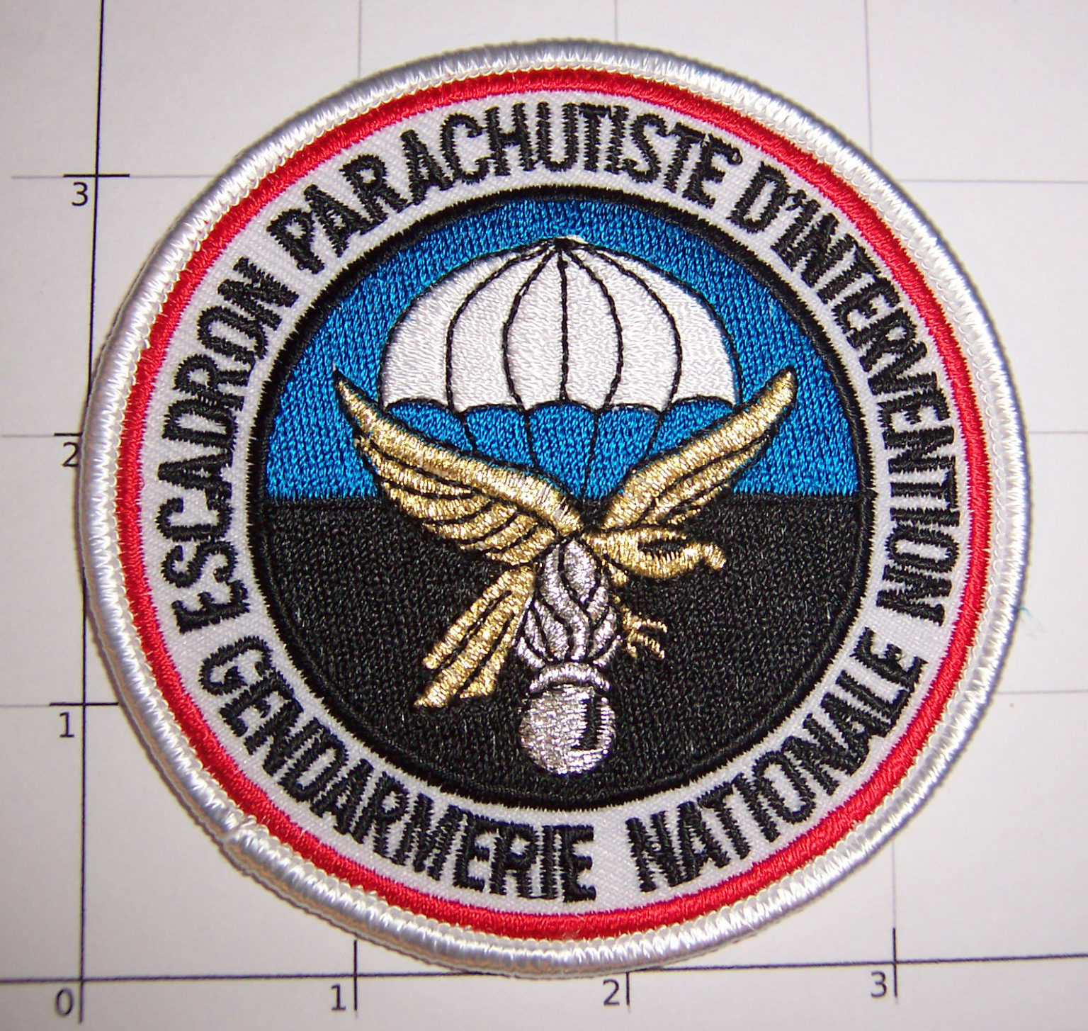 France Police EPIGN Patch Parachute Intervention Squadron National ...