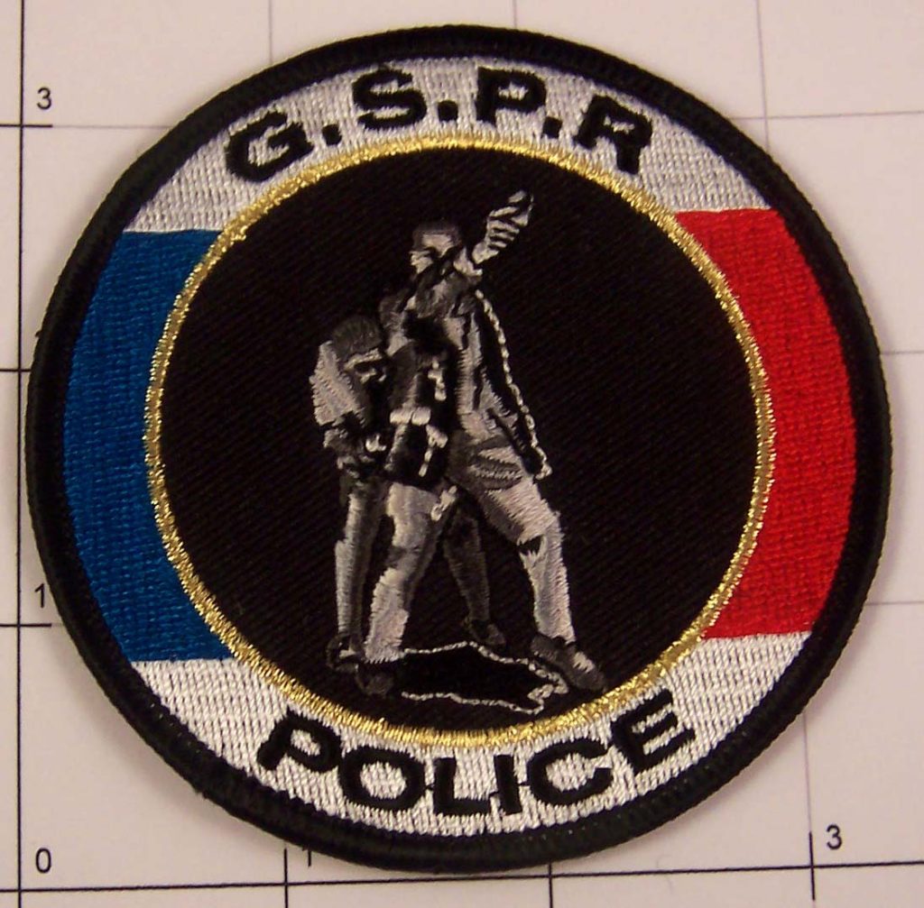 France Police GSPR Groupe de Security Presidence de la Republique Ecusson Patch – VolkSStorm.com