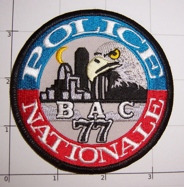 France Police Nationale BAC 77 Eagle Patch Ecusson – VolkSStorm.com