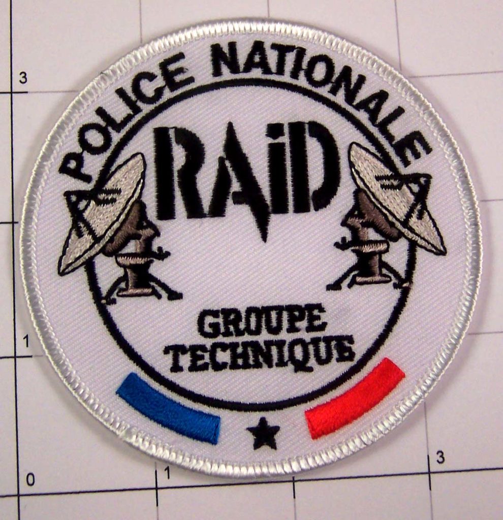 France Police RAiD Groupe Technique Satellite Ecusson Patch ...