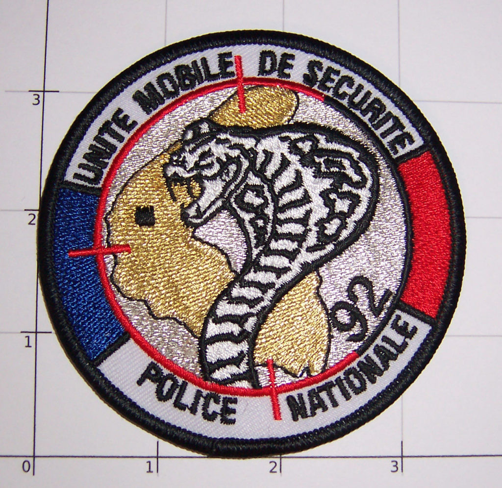 France Unite Mobile De Securite 92 Police Nationale Patch Ecusson ...