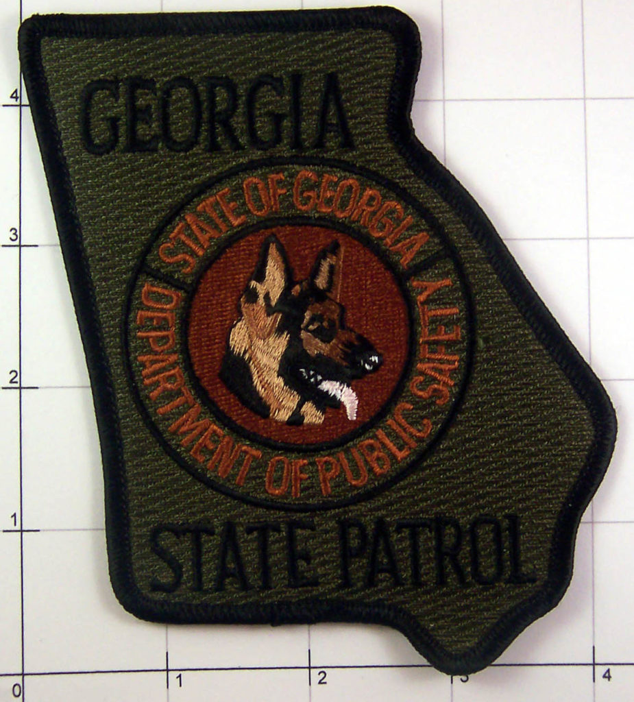 GA Georgia State Patrol DPS K9 Subdued Canine K-9 Dog Patch ... GA Georgia State Patrol DPS K9 Subdued Canine K-9 Dog Patch ...