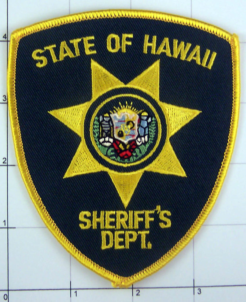 Hawaii State Sheriff’s Department Star Law Enforcement Patch ...