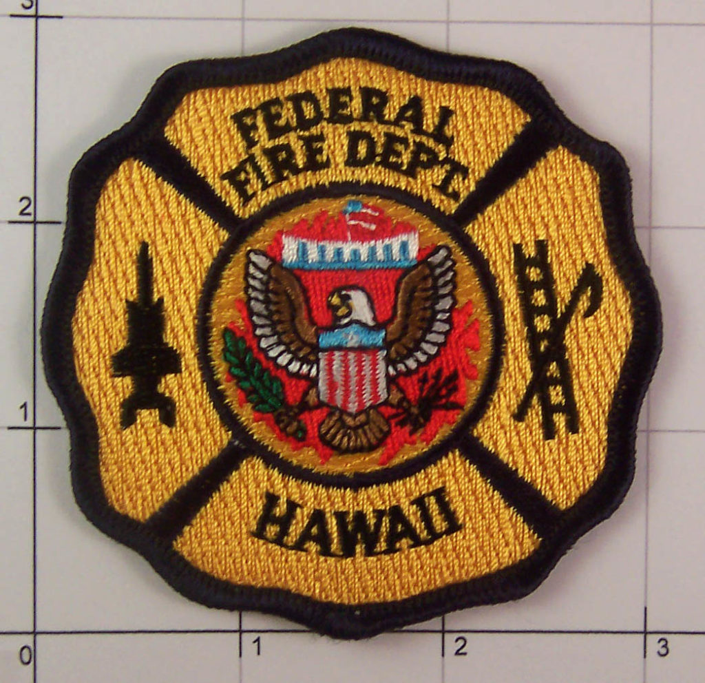 HI Hawaii Federal Fire Department Eagle Flag Ladder Patch – VolkSStorm.com