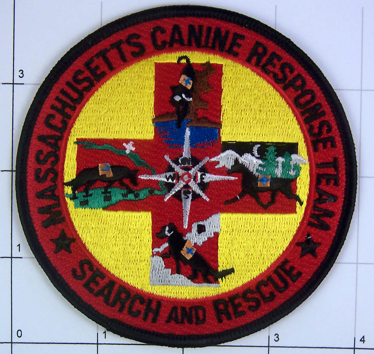 Massachusettes K9 Response Team Search And Rescue Canine K-9 Dog Patch ...