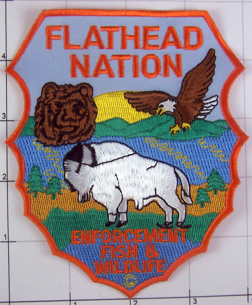 Montana Flathead Nation Enforcement Fish and Wildlife Buffalo Bear ...