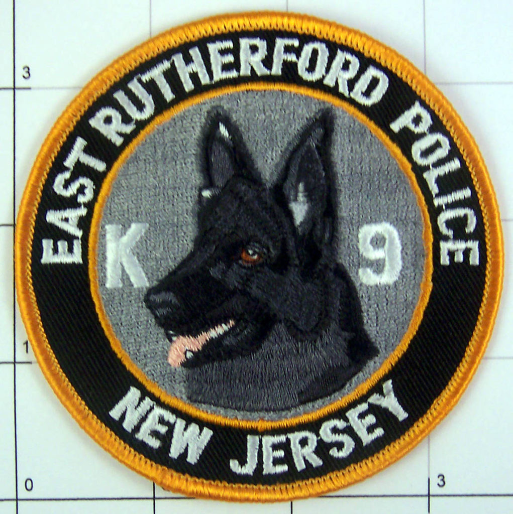 New Jersey East Rutherford Police K9 K-9 Canine Dog Patch – VolkSStorm.com