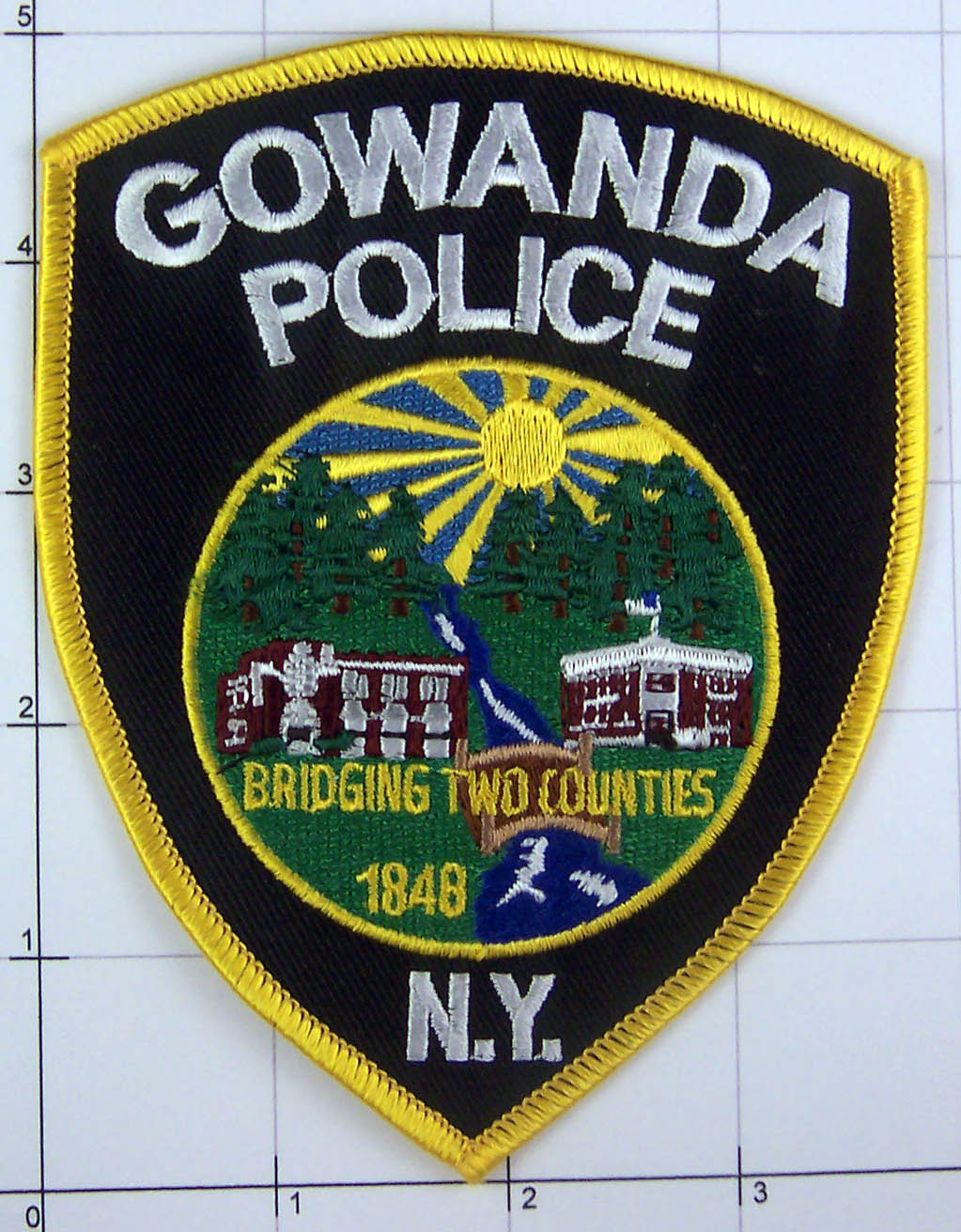 New York Gowanda Police Bridging Two Counties 1848 Law Enforcement ...