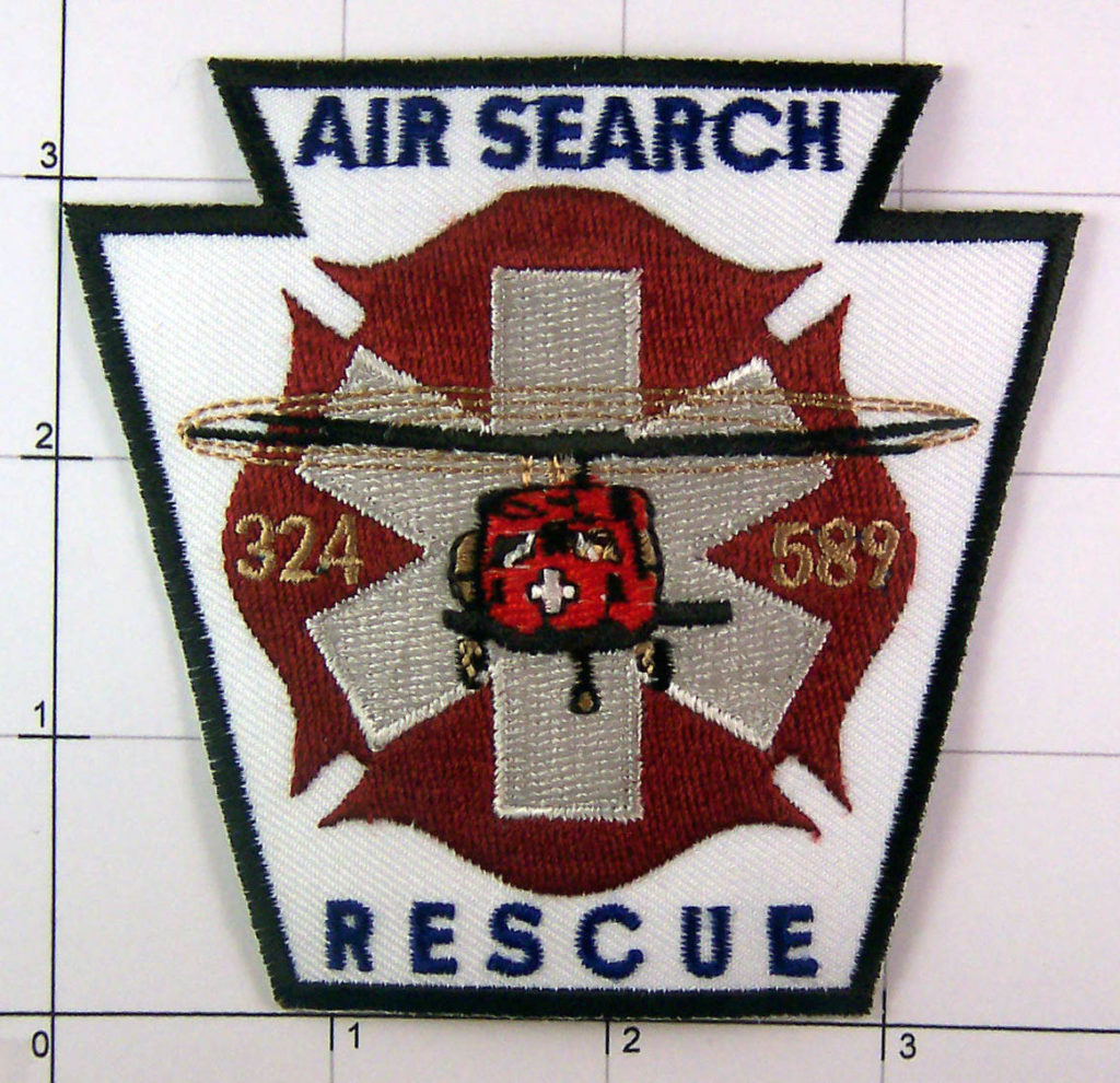 Pennsylvania Air Search Rescue 324 589 Helicopter Aviation Patch ...