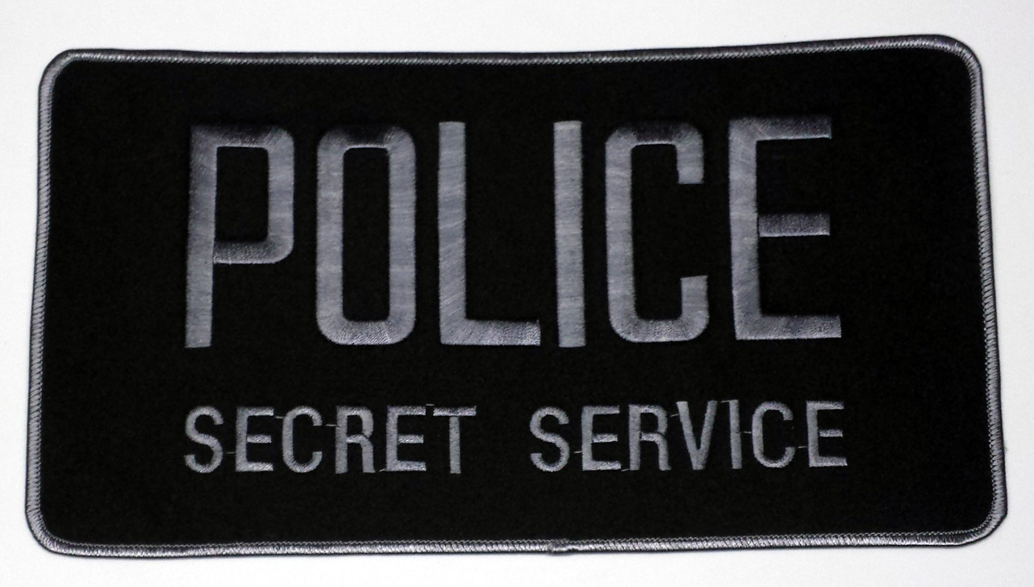 SECRET SERVICE Subdued Grey Patch Large Backpatch 6×11 inches ...