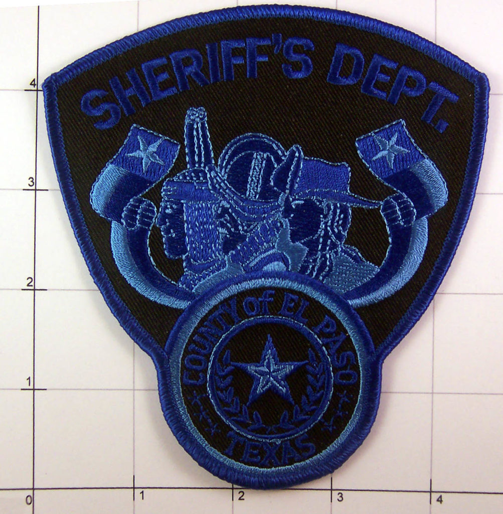 Texas El Paso County Sheriff’s Department Blue Law Enforcement Patch ...