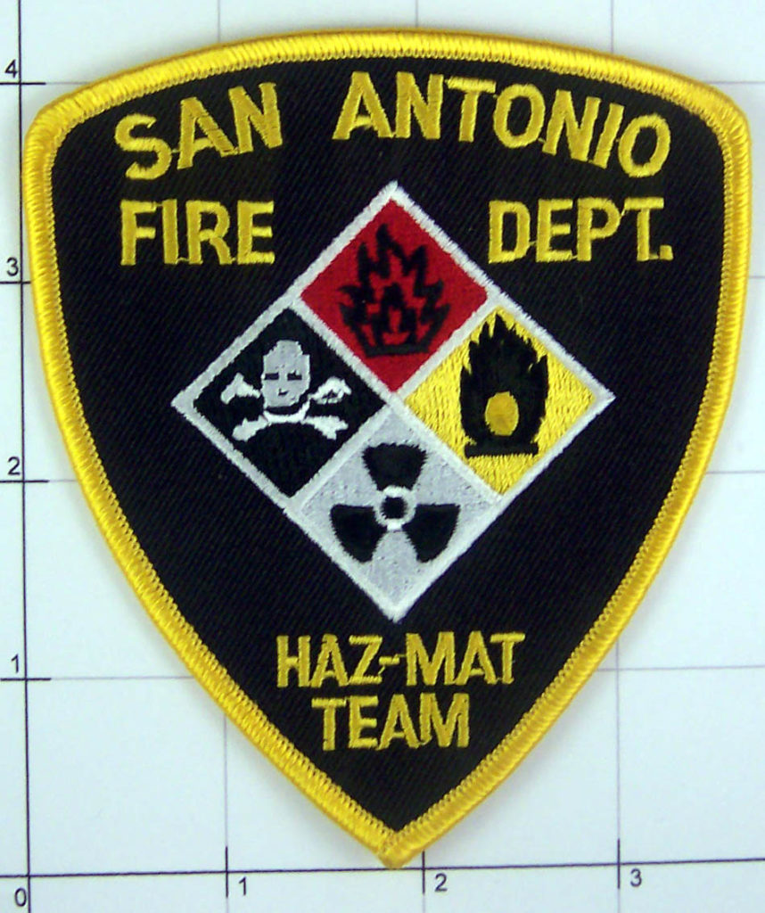 Texas San Antonio Fire Department Haz-Mat Team Skull Flame Patch – VolkSStorm.com