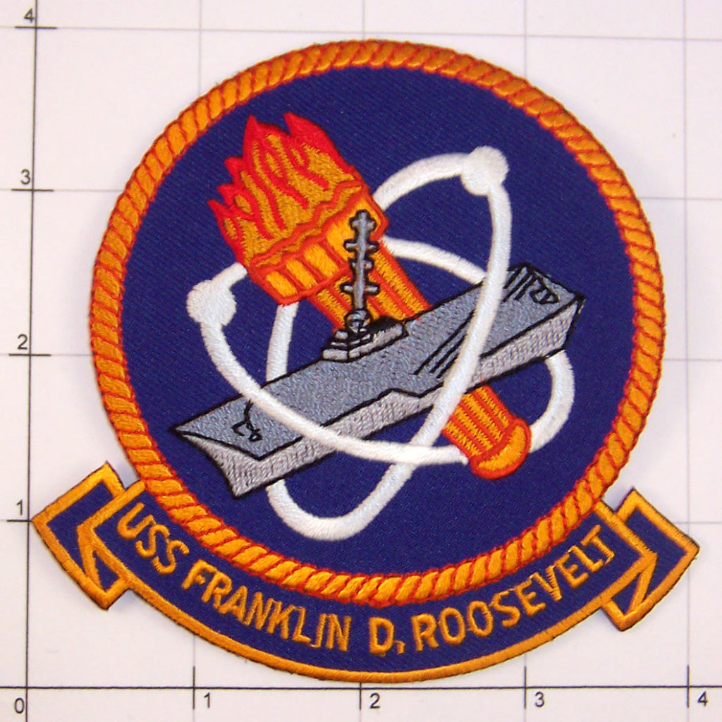 USS Franklin D. Roosevelt Navy Ship Military Vessel Patch – VolkSStorm.com