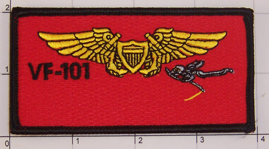 VF-101 NFO Nametag Grim Reapers Military Flight Squadron Patch ...