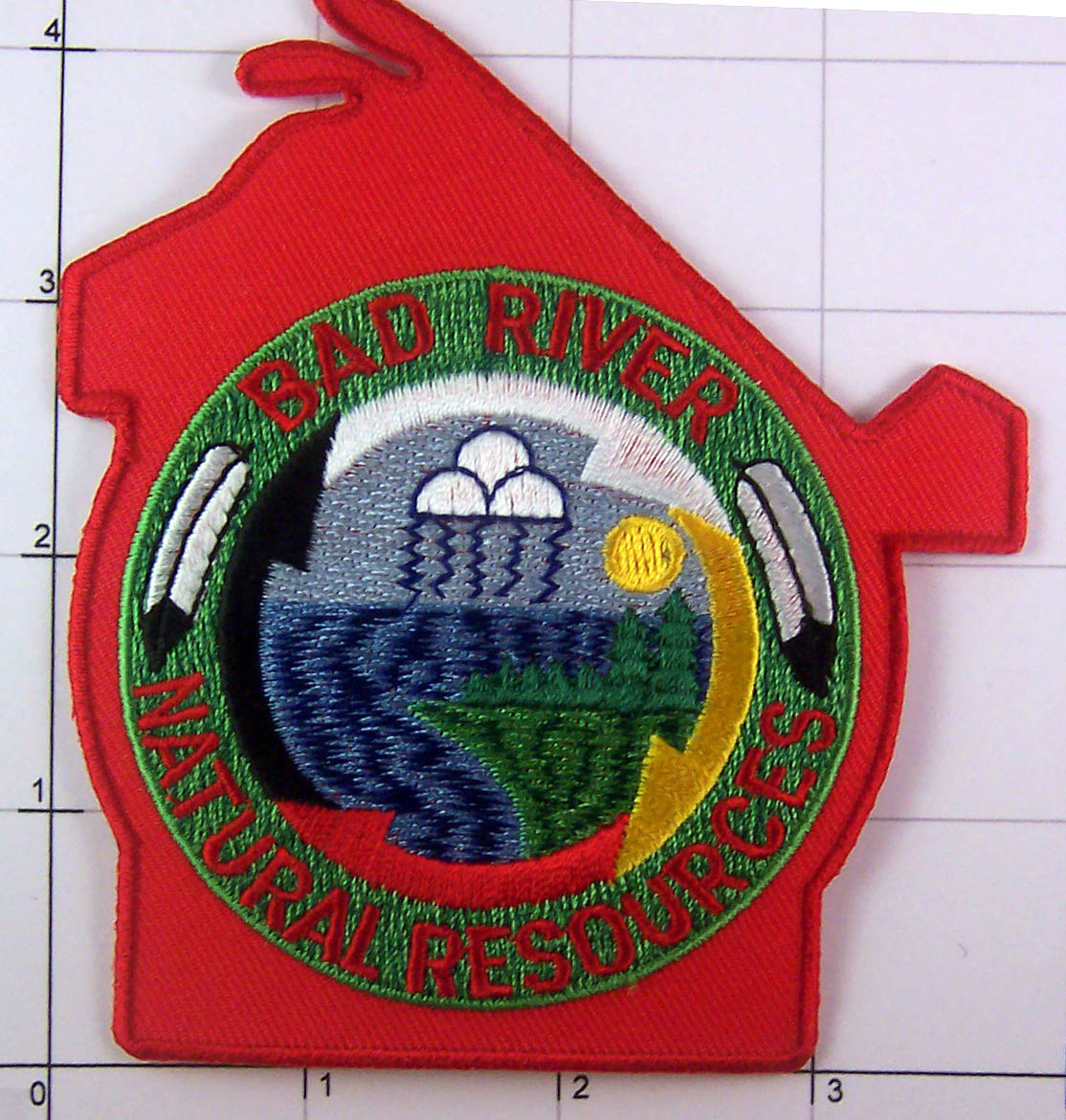 Wisconsin Bad River Natural Resources Cloud Sun Lake Wilderness Patch ...