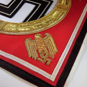Adolf Hitler Fuhrer Standard 1×1 Foot (31cm) Standarte WW2 German Flag ...