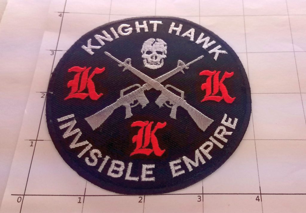 Knight Hawk Patch KKK Invisible Empire Ku Klux Klan – VolkSStorm.com