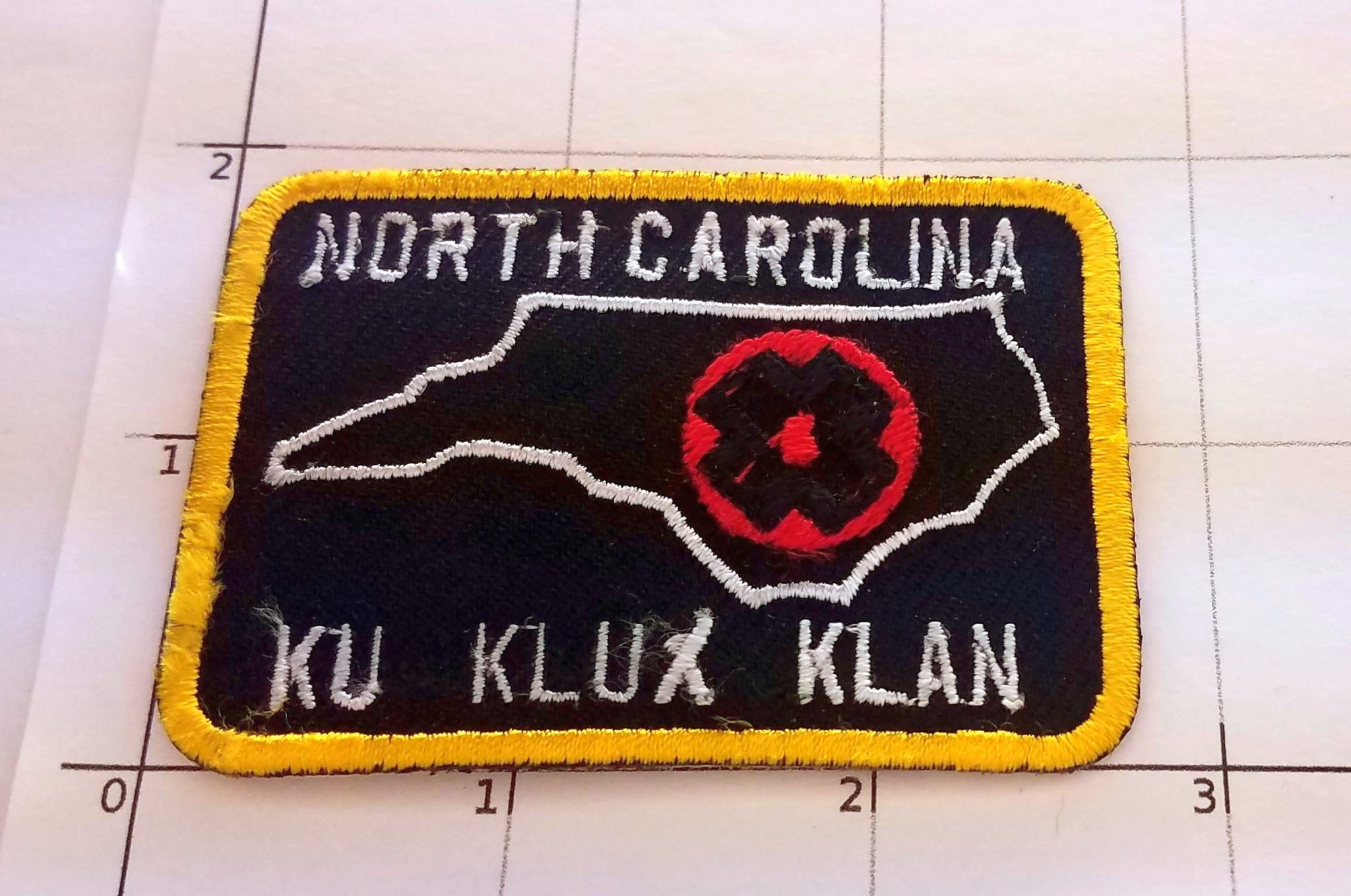 North Carolina KKK Patch Ku Klux Klan MIOAK Blood Drop Badge – VolkSStorm.com
