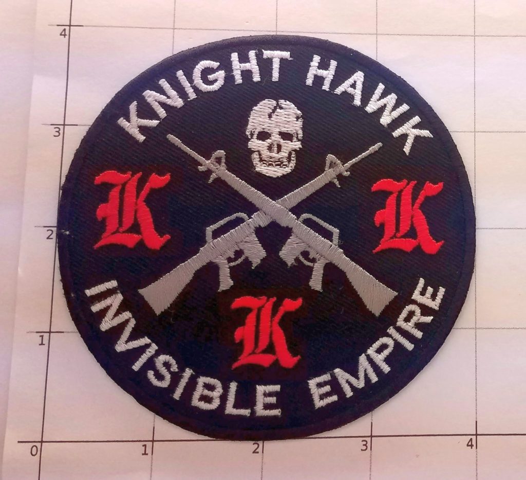 Knight Hawk Patch KKK Invisible Empire Ku Klux Klan – VolkSStorm.com