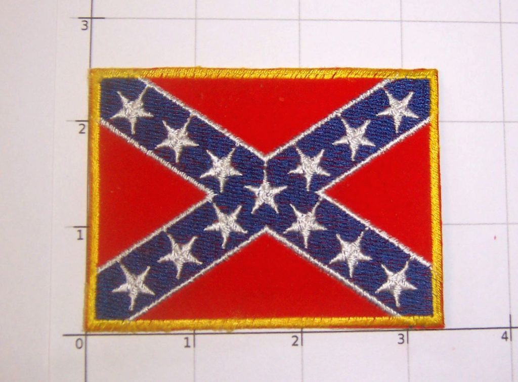 Rebel Flag Patch Embroidered Confederate CSA South Battleflag ...
