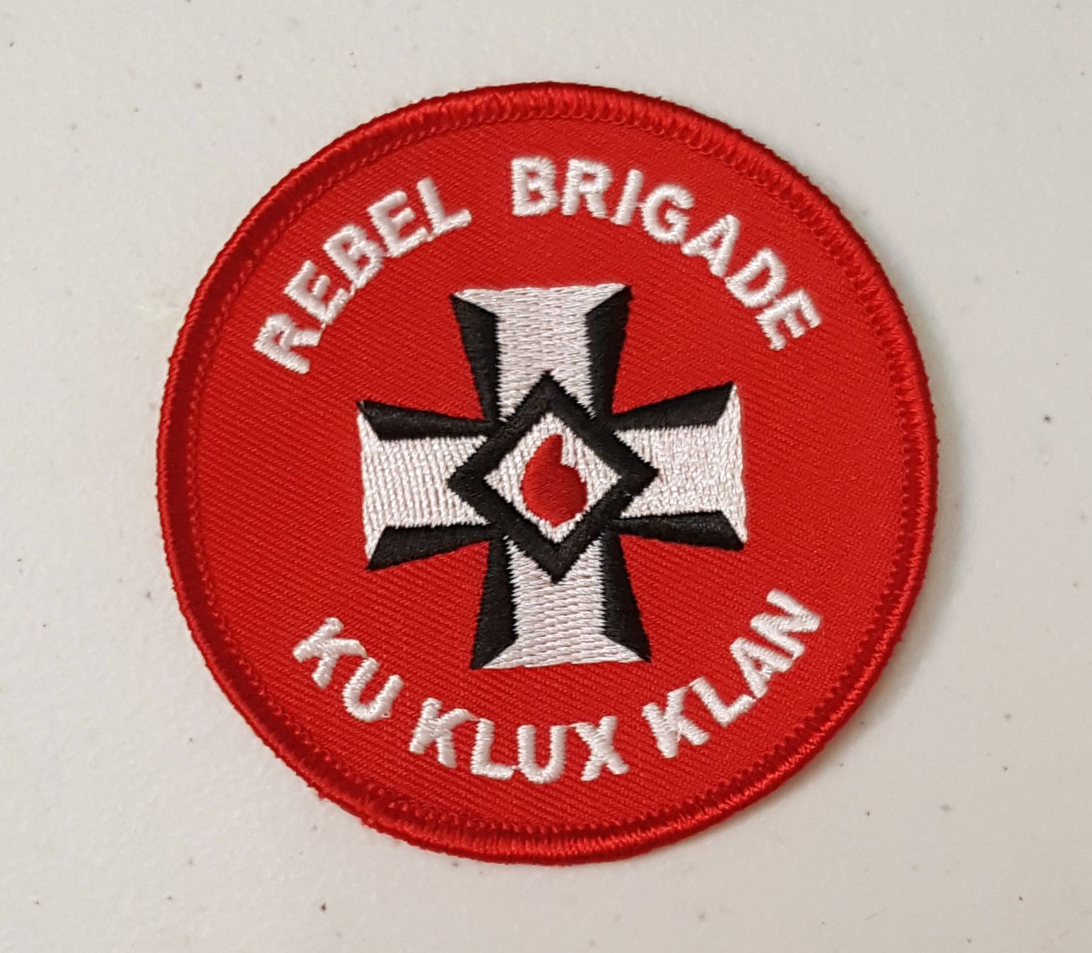 Blood Drop Badge MIOAK Rebel Brigade Patch KKK Ku Klux Klan ...
